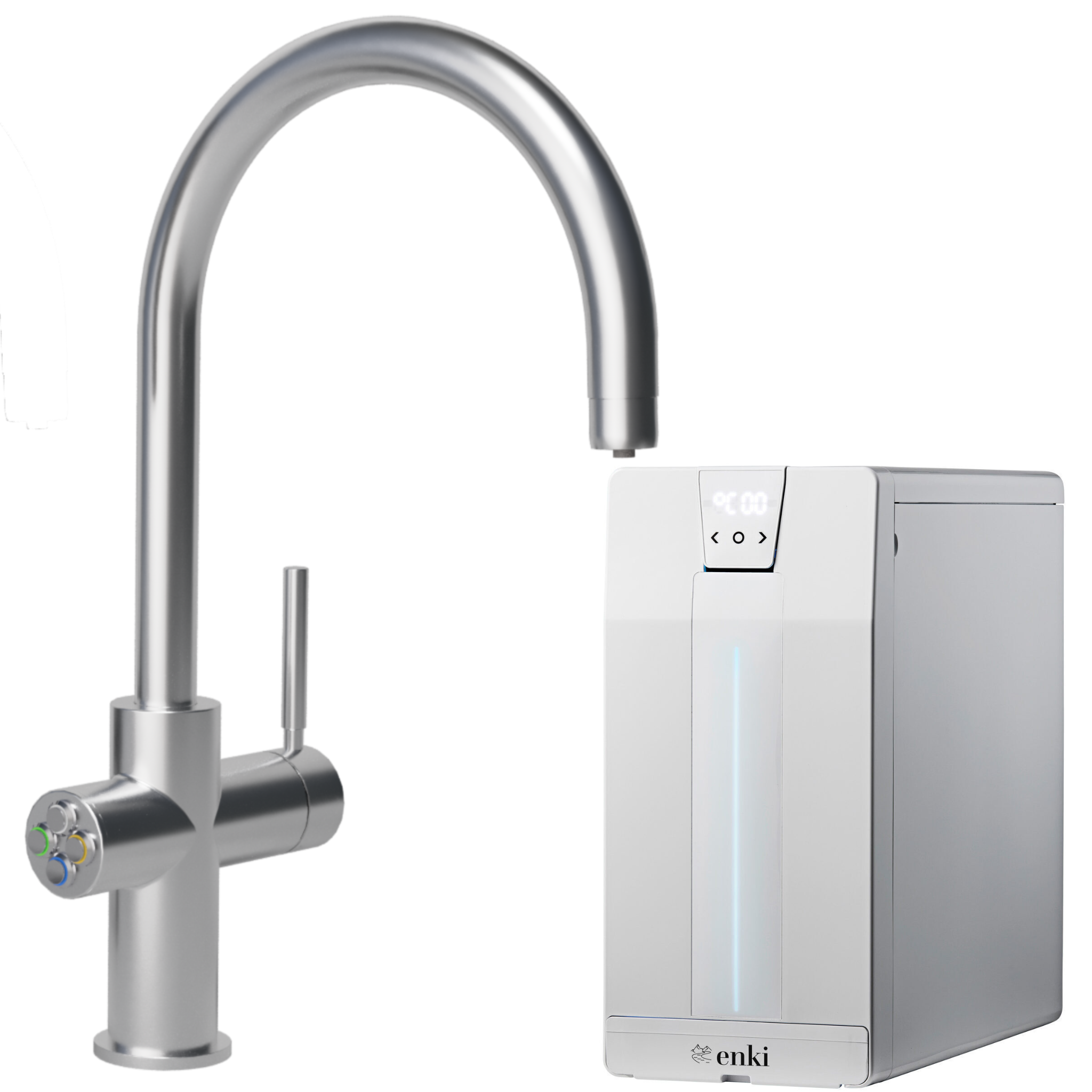 Enki Freja 20KTB + Enki Tap - eksklusiv køkkenløsning med brus